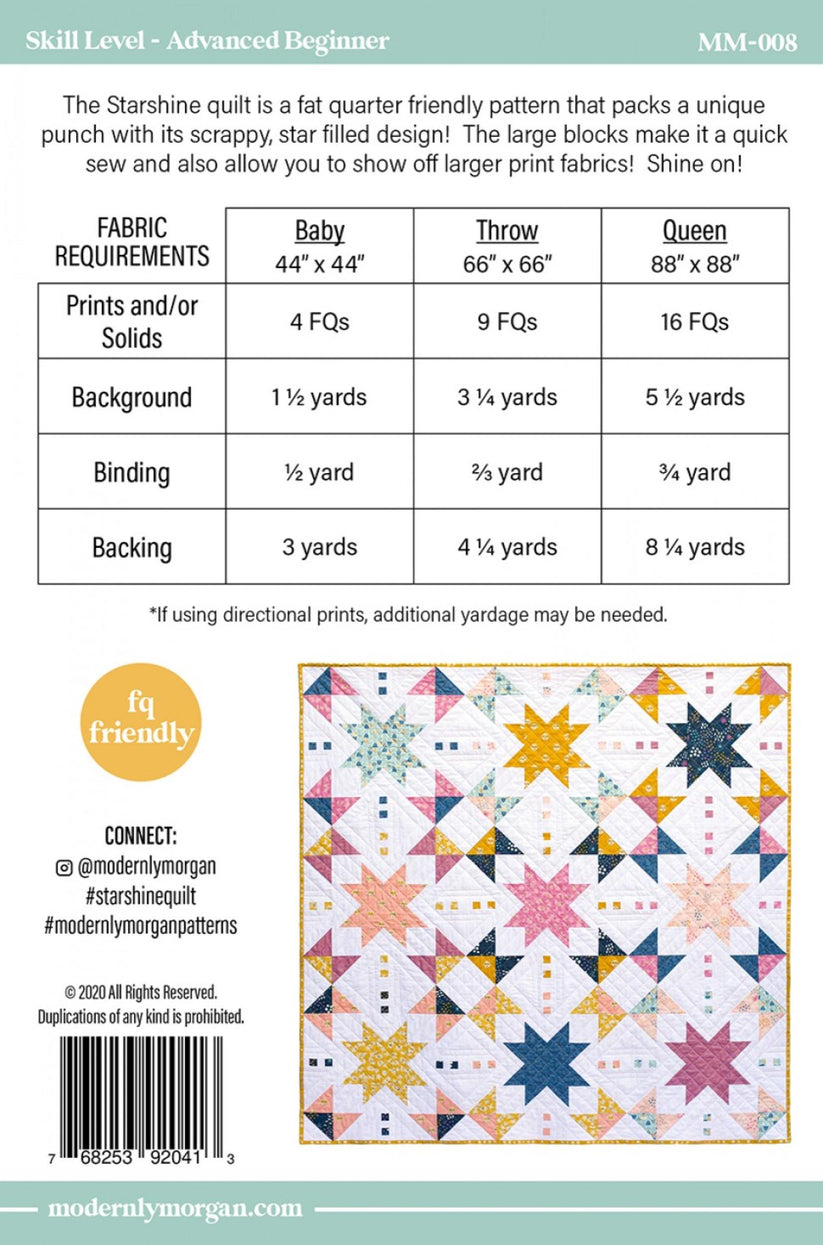 Starshine Quilt Pattern – Alyssum Patch